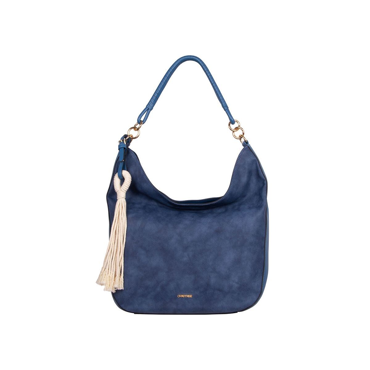 Bolsa hobo color azul para Mujer Crabtree