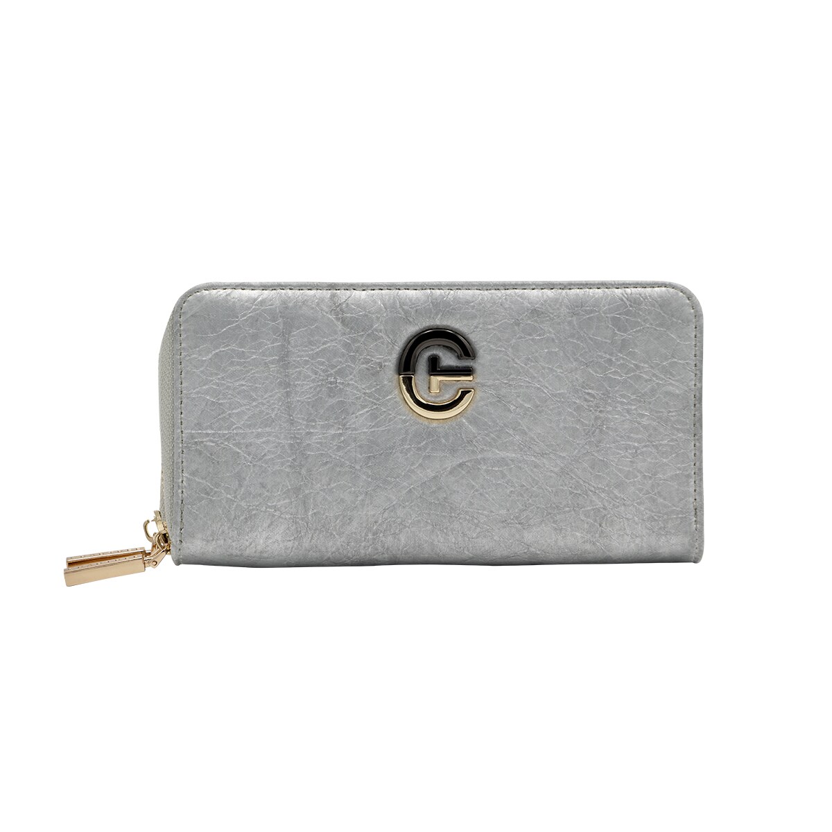 Cartera Crabtree Plateada para Mujer