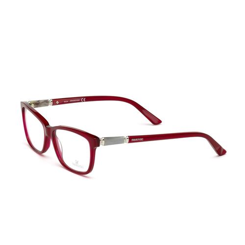 Armazón Oftálmico Swarovski color Rojo. Forma Ovalada