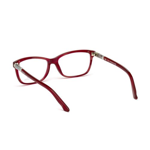 Armazón Oftálmico Swarovski color Rojo. Forma Ovalada