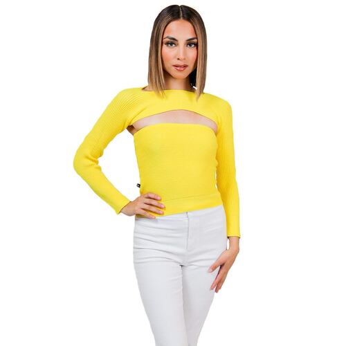 Set Top y Mangas Zuio Amarillo M