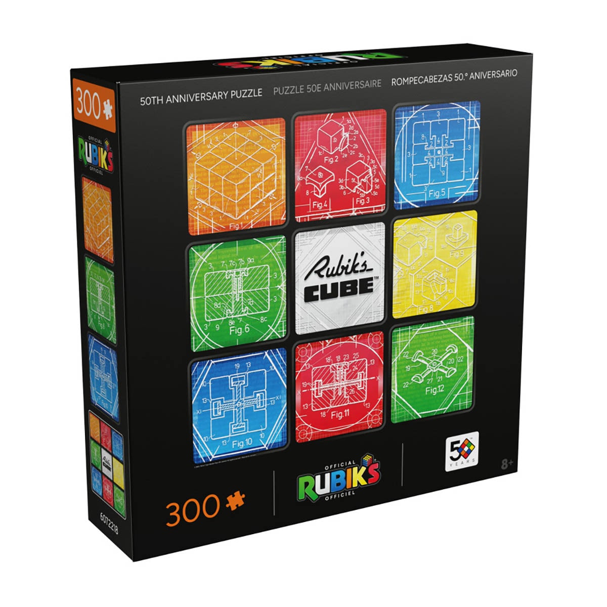 Rompecabezas ADULT PUZZLES Rubik´s 50 Aniversario de 300 piezas