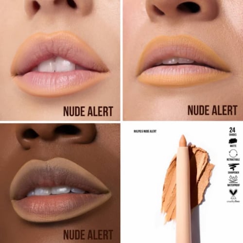 Lápiz Delineador De Labios Nude X Nude Alert Beauty Creations