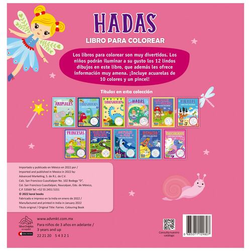 Libro de colorear: Hadas