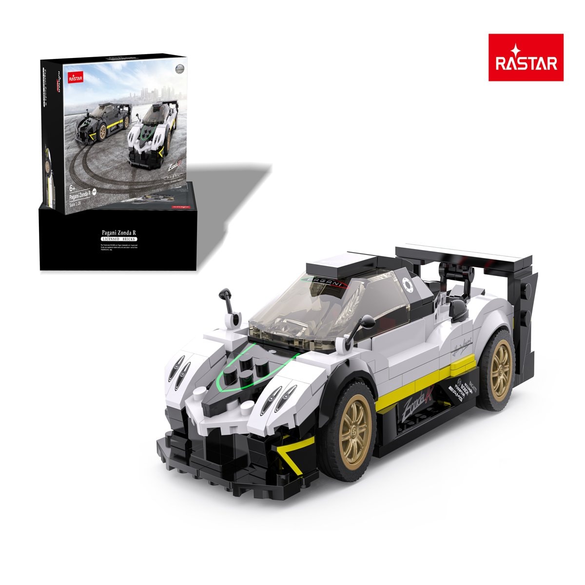 Vehículo De Radio Control 128 Pagani Zonda R Bricks