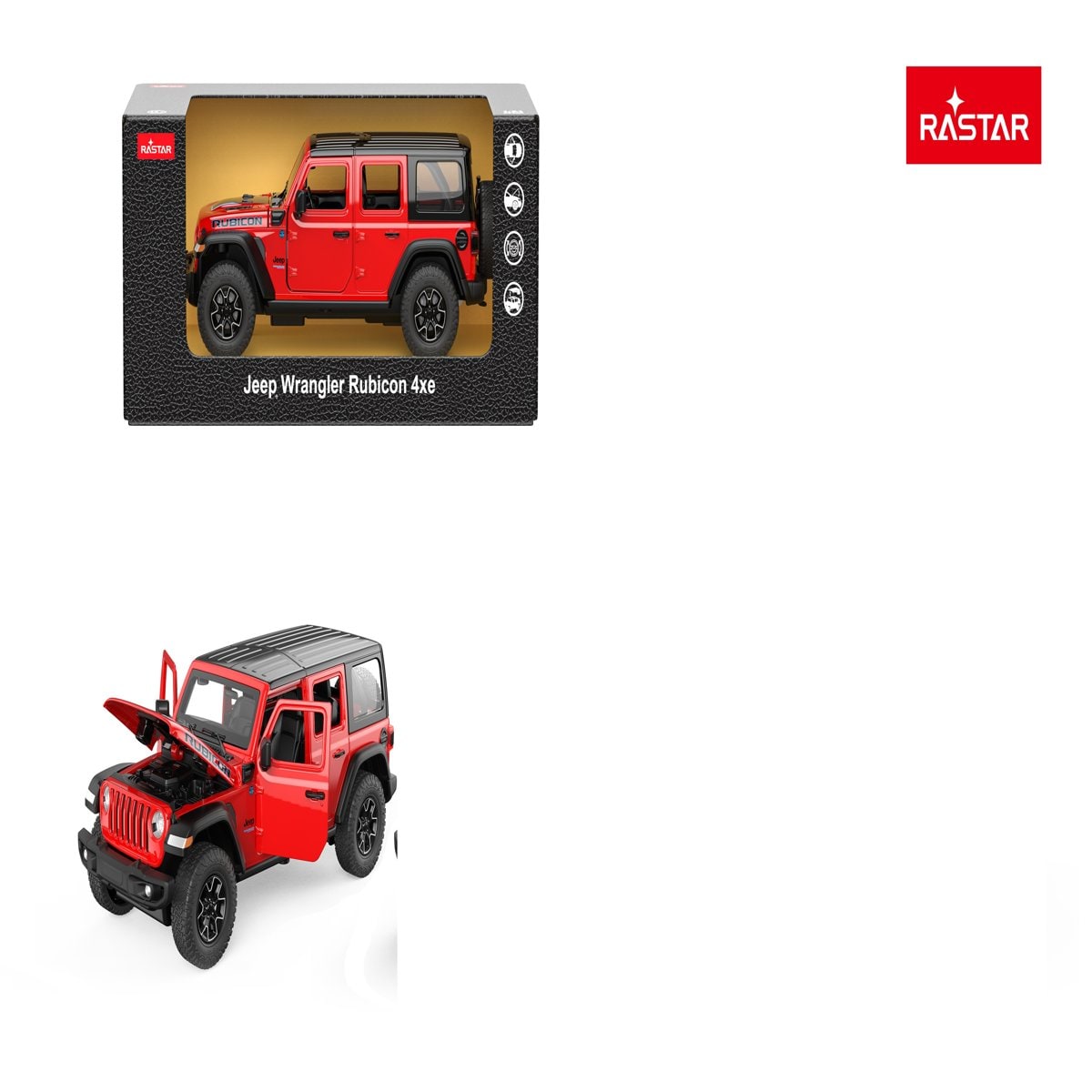 Vehículo a Escala 124 Jeep Wrangler Rubicon 4xe