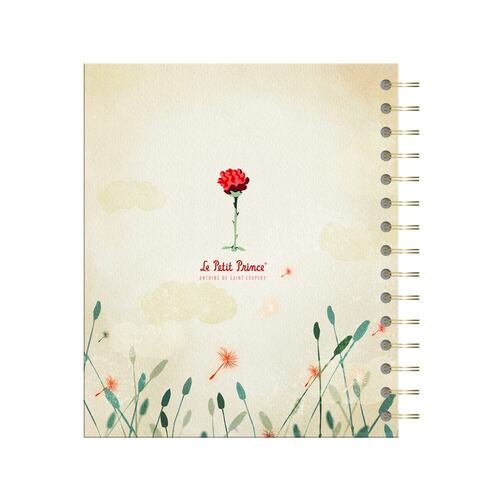 Libreta Grande Premium Paper con Tapa Dura y Espiral Diseño Principito