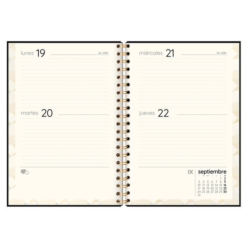 Agenda A4 Maxi con Espiral Premium Paper