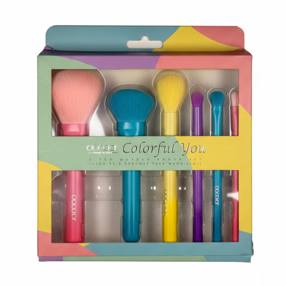 Set De Brochas Para Maquillaje Docolor Incluye 6 Tipos De Brochas Con ...