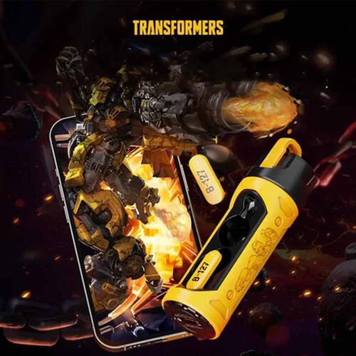 Audífonos Transformers Tf T11 Amarillo