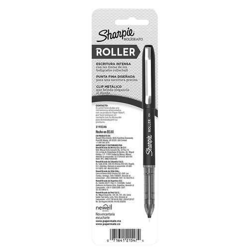 Bolígrafo Sharpie Roller Ball 0.7Mm Negro
