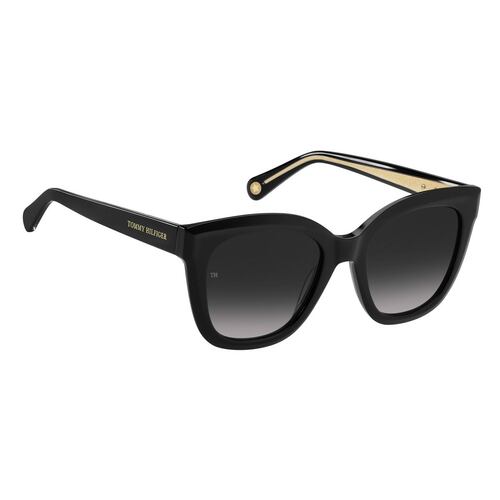 Lente solar Tommy Hilfiger modelo 1884/S 807 color negro
