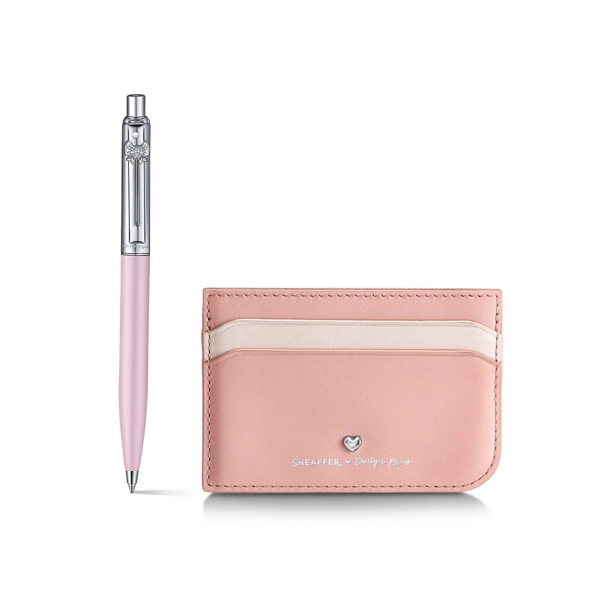 Set Bolígrafo Sheaffer Sentinel E321 Matte Pink y Tarjetero