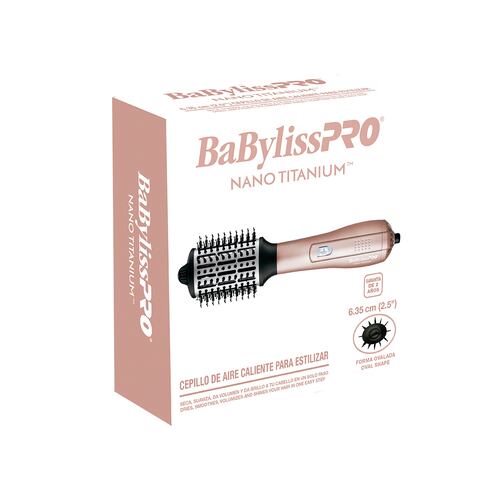 Babyliss Cepillo de Aire Nano Titanium Rosa