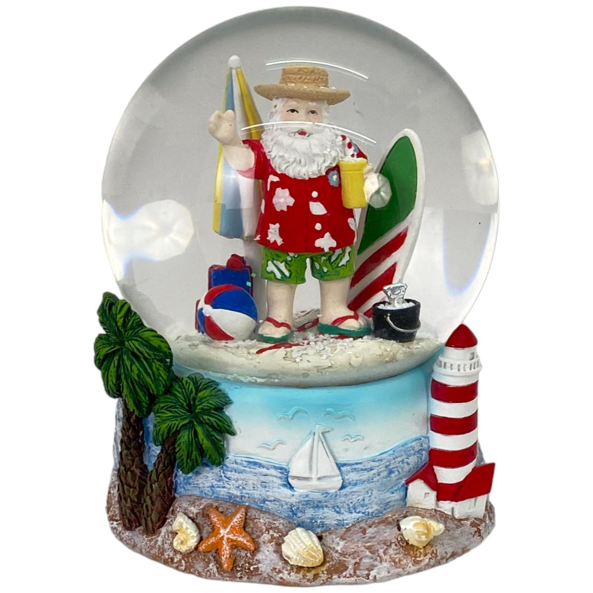 Bola de Cristal Navideña Playero de Santa Santini