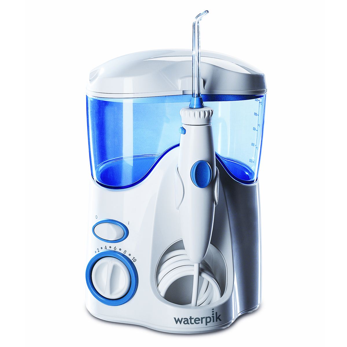 Irrigador D/ULT/ WP100 Waterpik Blanco con Azul