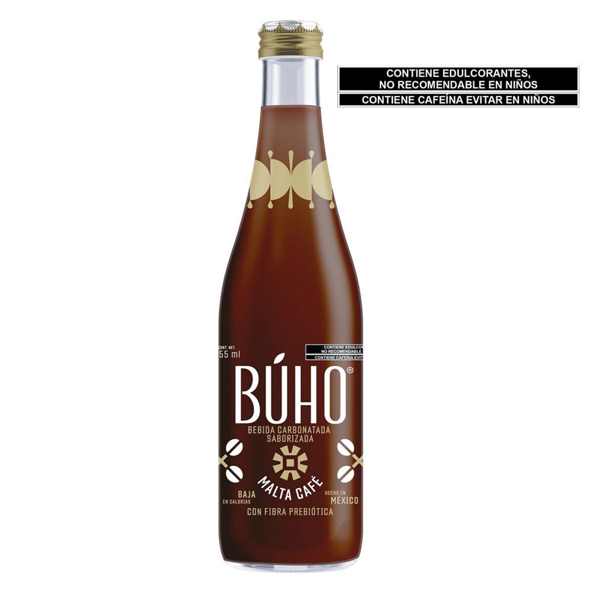 Bebida de Kola con Café 355 mililitros Búho Soda