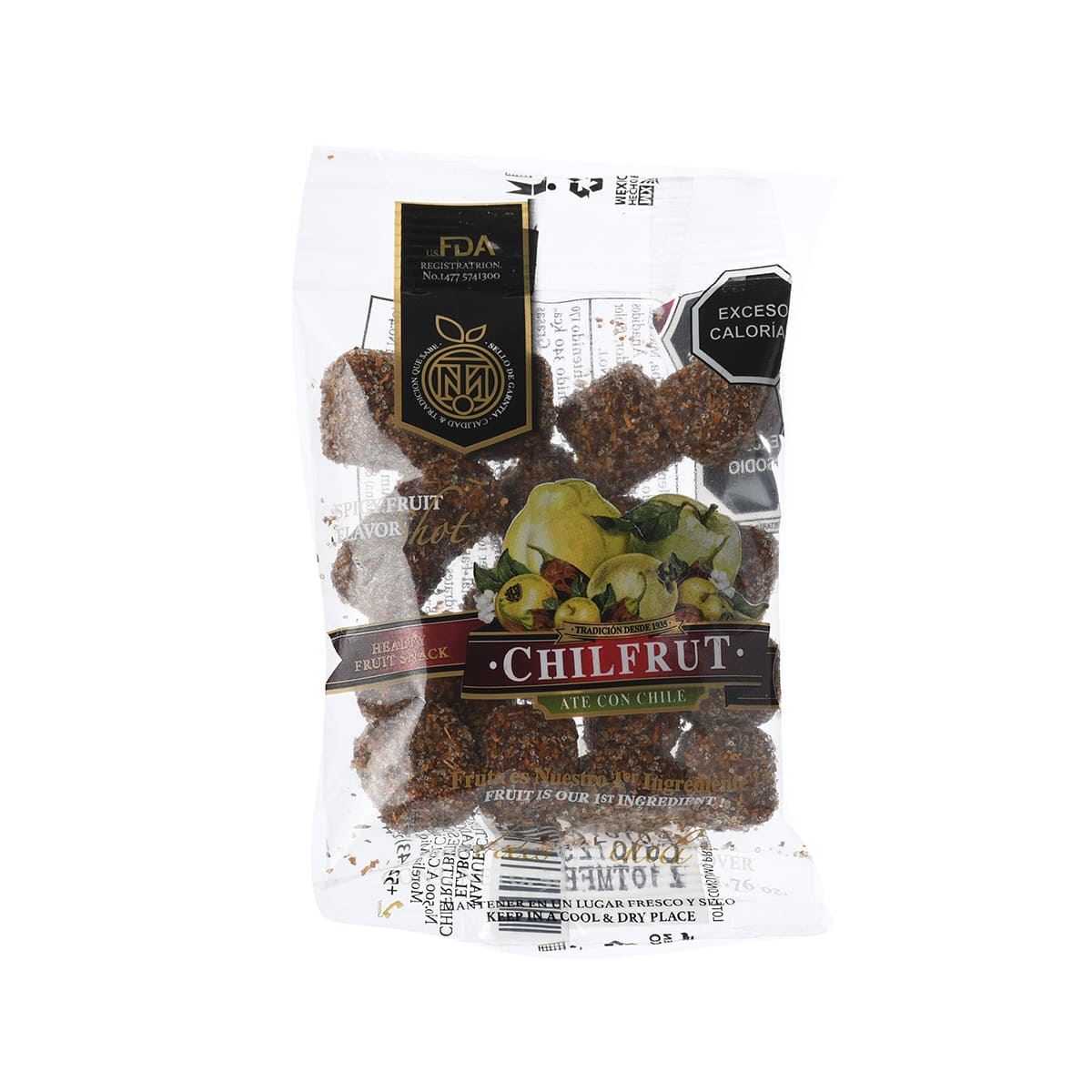 Ate Surtido con Chile Paquete 50 g Chilfrut