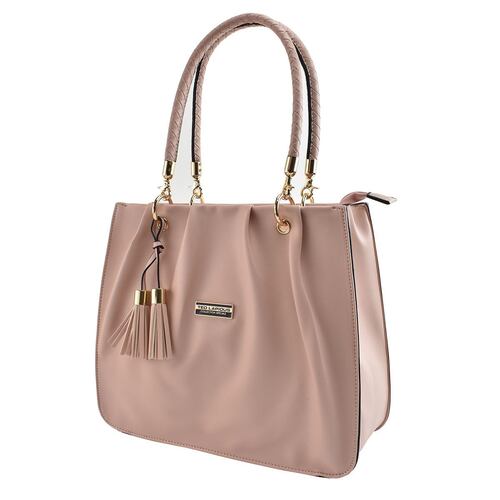 Bolsa Ted Lapidus Color Rosa Negro Modelo 13591