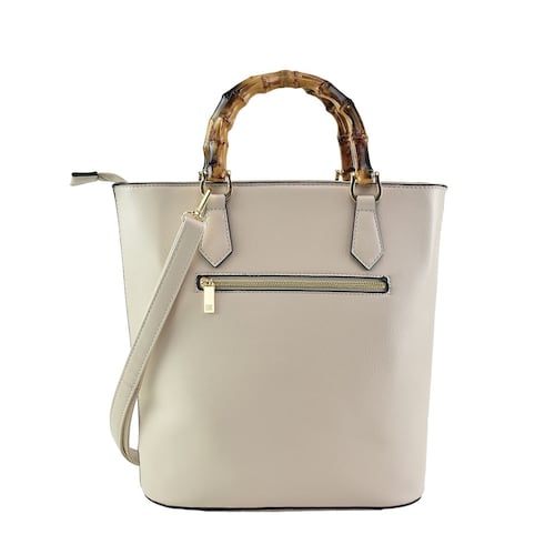Bolso Satchel Guy Laroche Marfil para Mujer