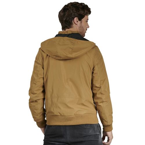 Chamarra para caballero Generra color camel talla extra-grande