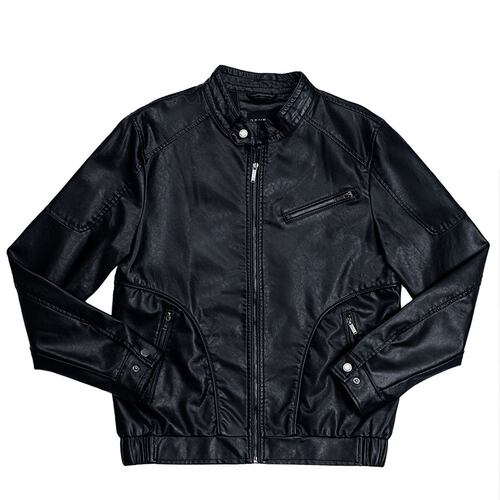 Chamarra para caballero Generra 228407 color negro talla grande