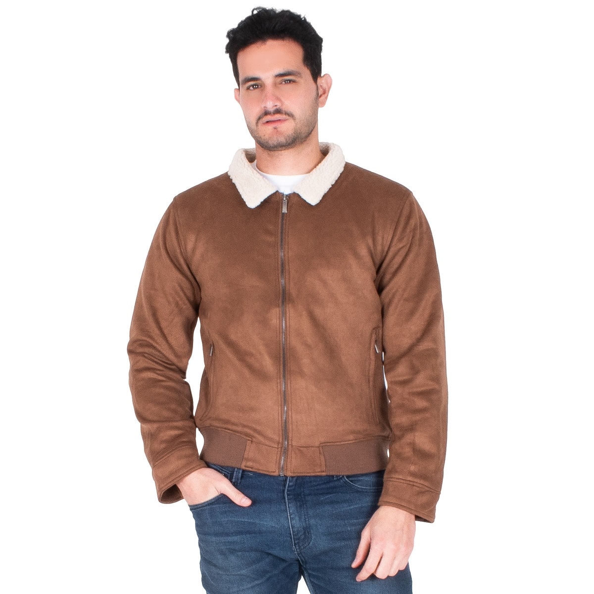 Chamarra Café Medio Talla Extra Grande para Hombre Generra