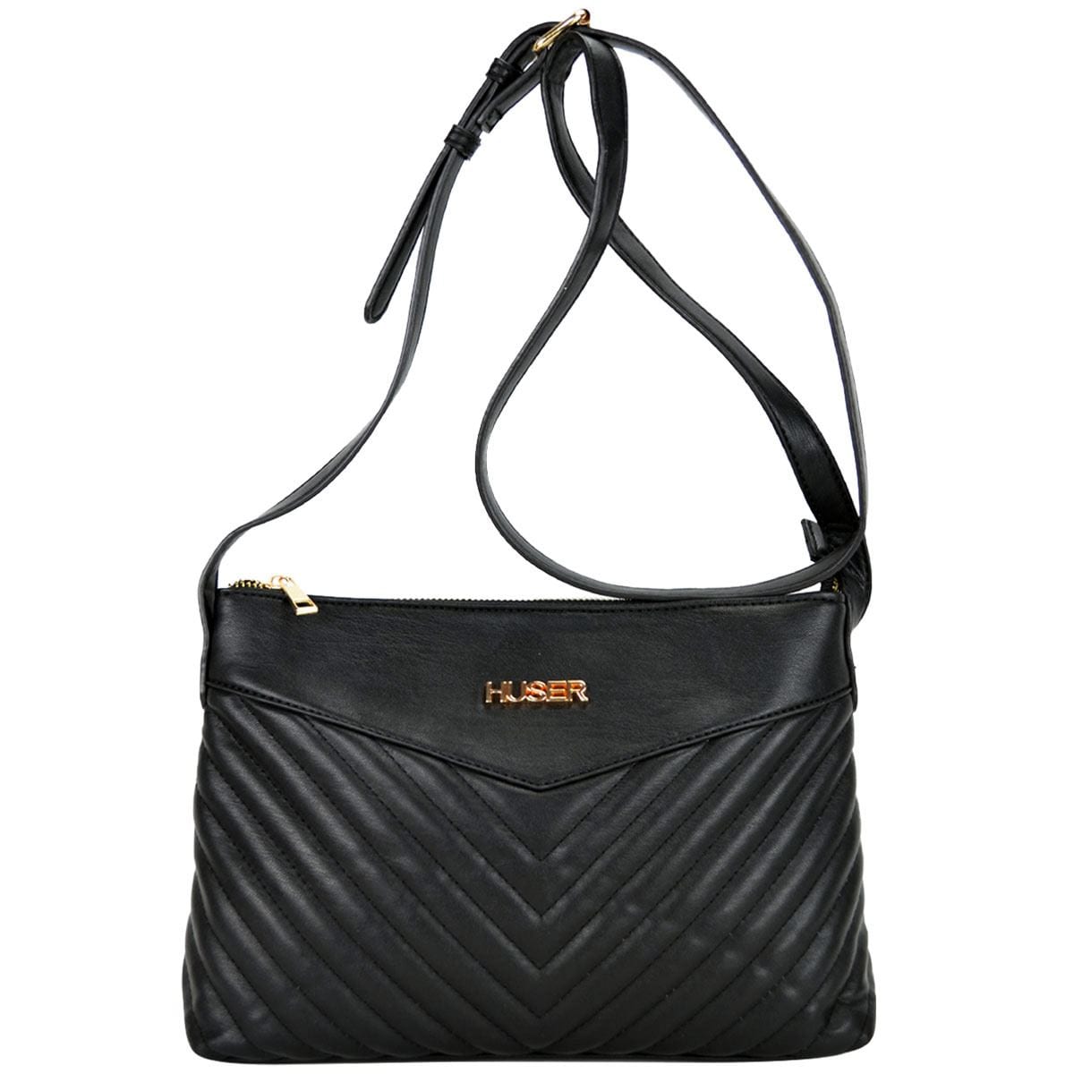 Bolsa Huser Tipo Crossbody negro Mod. LT699.