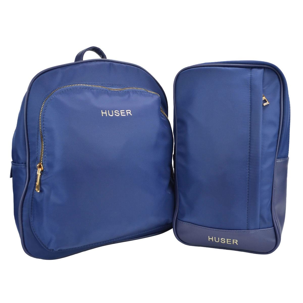 Bolsa Huser Tipo BackPack color azul con pechera Mod. BF22-ST002AZ.