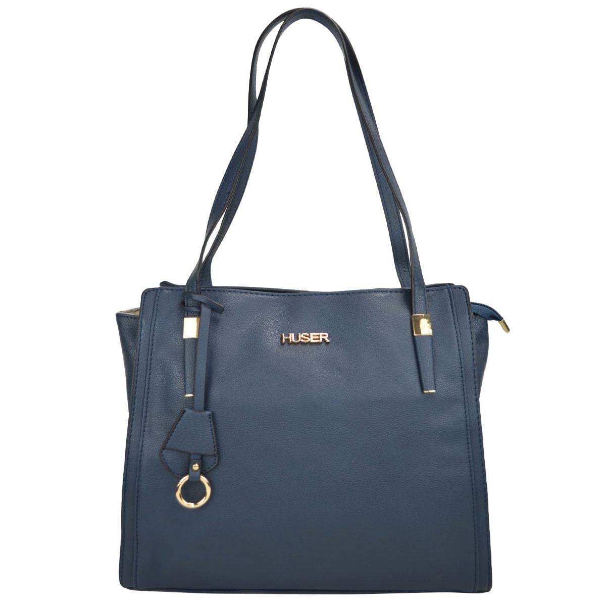 Bolsa Huser Tipo Tote color azul Mod. L93191AAZ