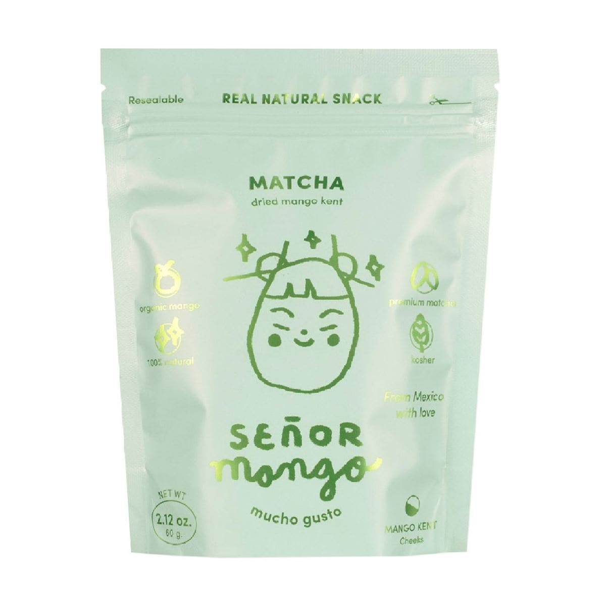 Matcha Mango Kent Deshidratado Señor Mango