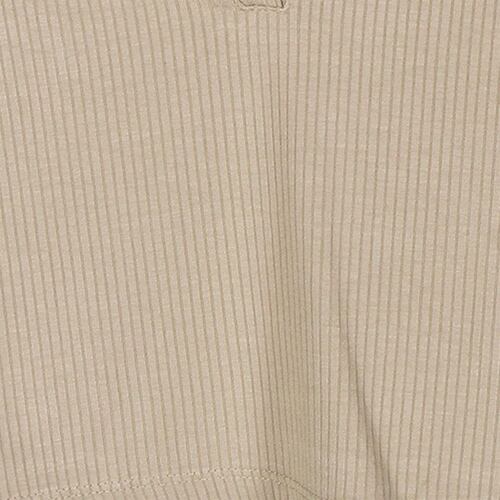 Playera corta Philosophy jr talla mediana color cafe claro modelo 10084TH