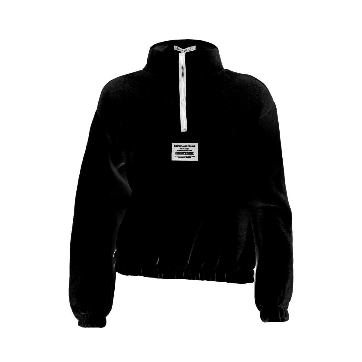 Sudadera manga ranglán Philosophy talla mediana color negro modelo LF202