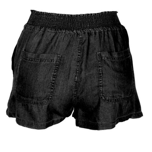 Short con elástico Philosophy talla mediana color negro modelo 6775PY