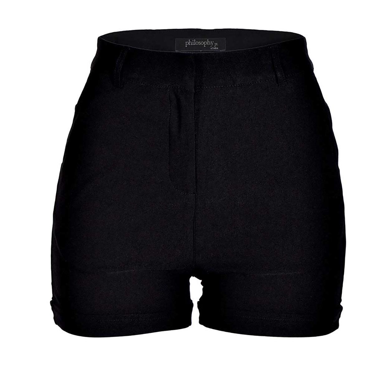 Short liso talla mediana color negro modelo HSP6582N