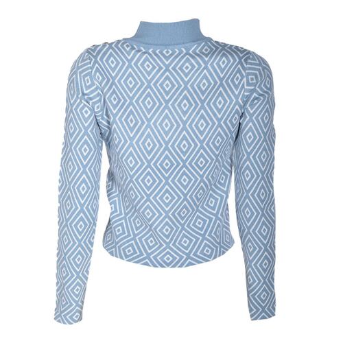 Suéter estampado Philosophy talla mediana color azul combinado modelo HH289