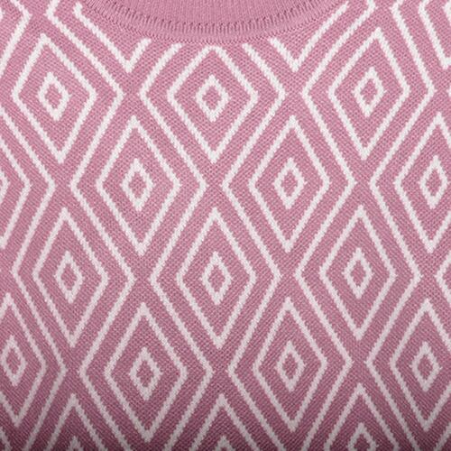 Suéter cuello alto Philosophy talla chica color rosa combinado modelo hh289