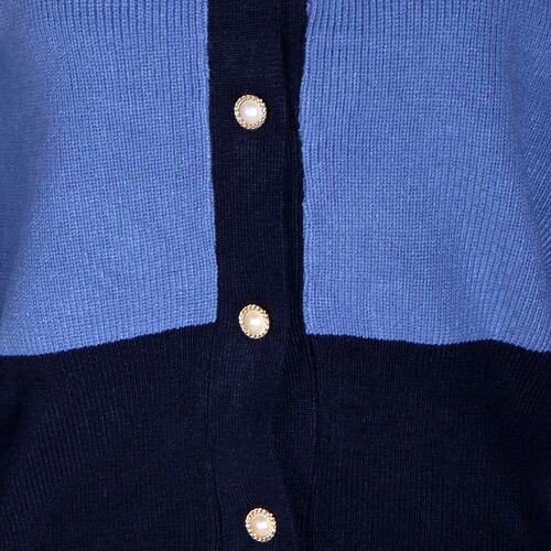 Suéter corto Philosophy talla grande color azul modelo HH11059