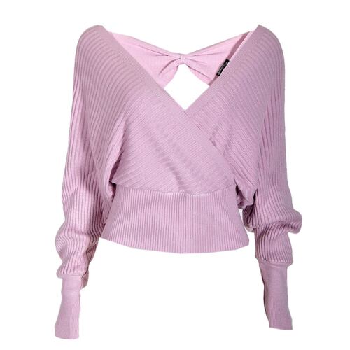 Suéter moño en espalda Philosophy talla unitalla color rosa modelo hh11074