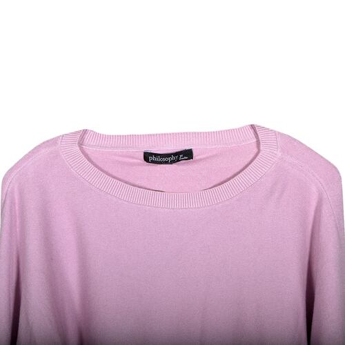 Suéter liso Philosophy Jr talla unitalla color rosa modelo HH11079