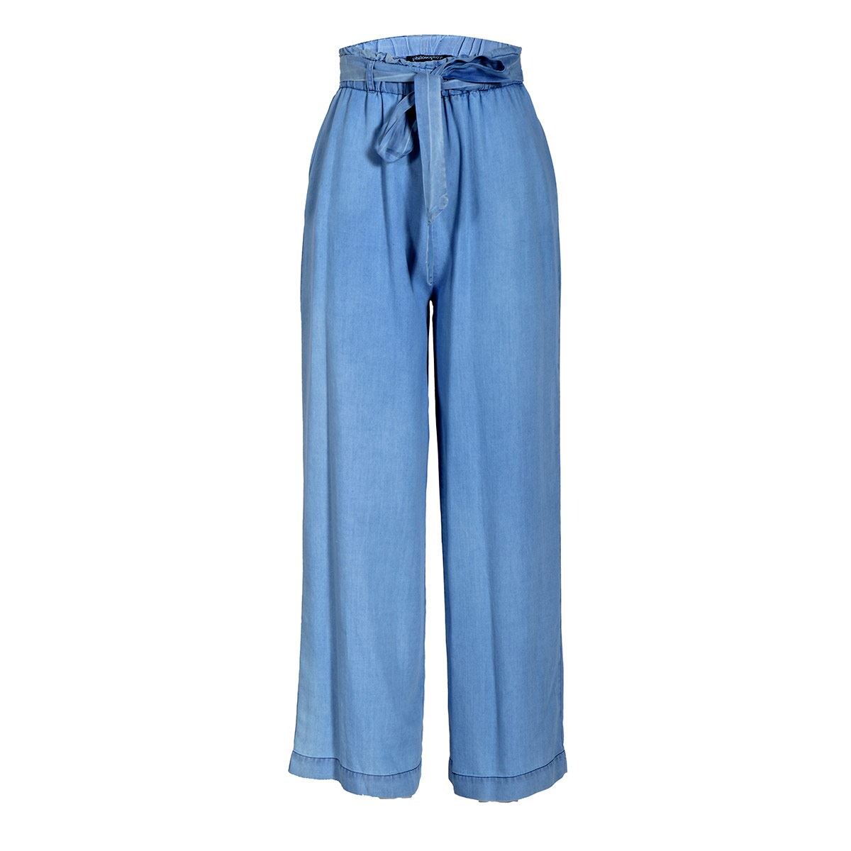 Pantalón ancho Philosophy talla mediana color azul modelo 1526A