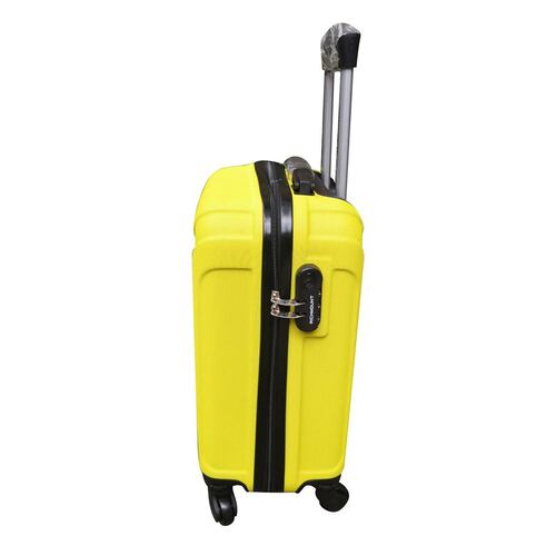 Set de Maletas 18" Richmount Amarillo Plata con cerradura