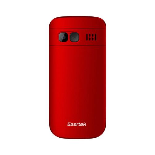 Teléfono celular Geartek libre T36 rojo