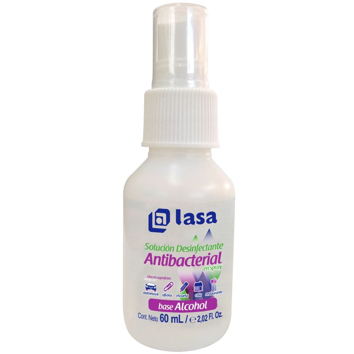 Antibacterial en spray Lasa 60ml