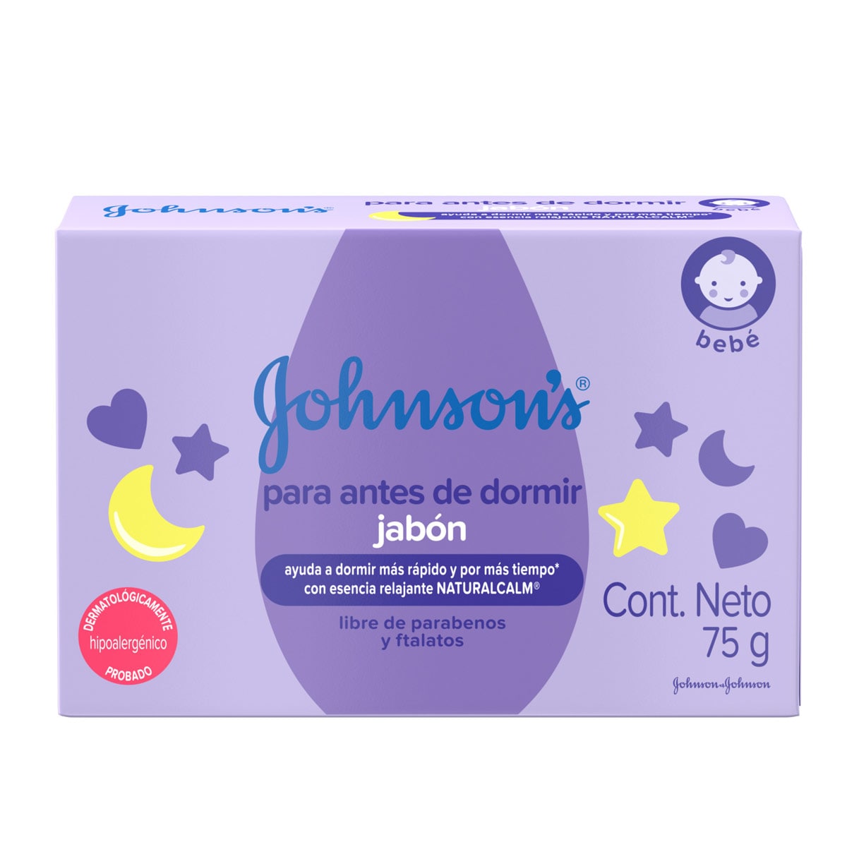 Jabón en Barra para Bebé Antes de Dormir 75 g Johnson's