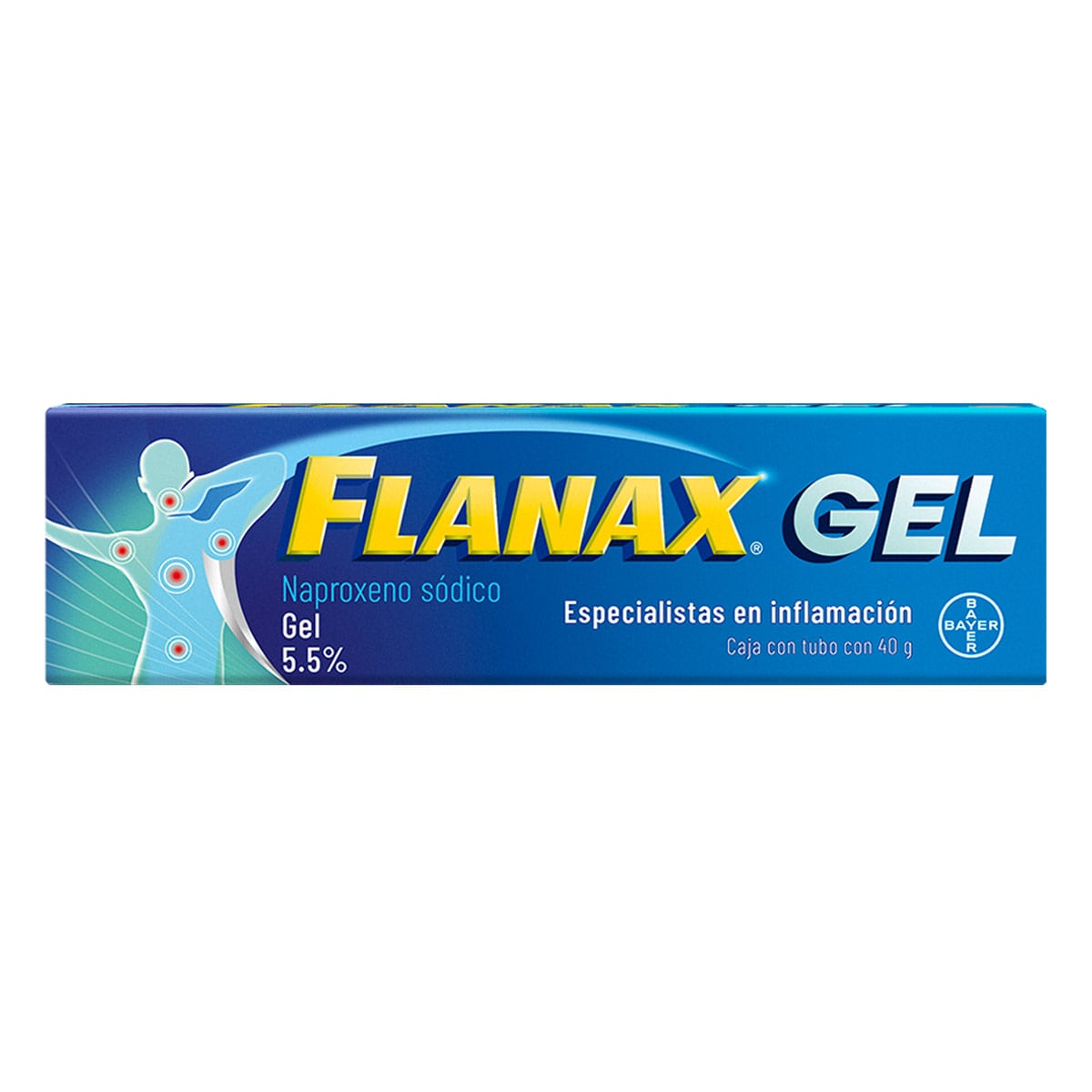 Flanax gel 5.5% (Naproxeno sódico) 40g