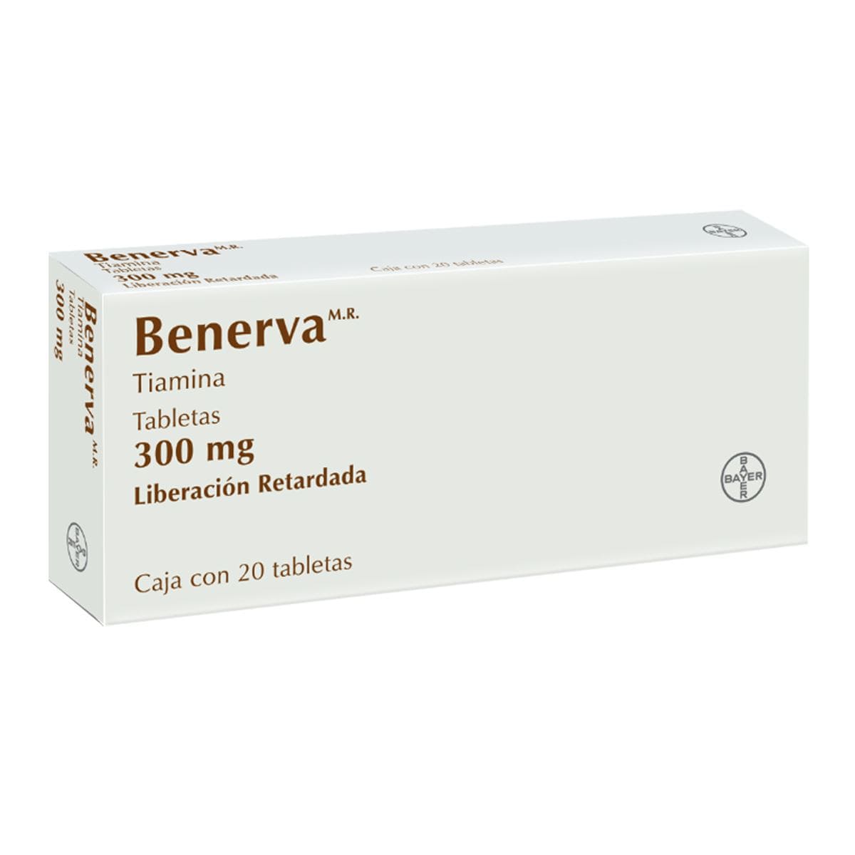 Benerva 300 mg 20 Tabletas