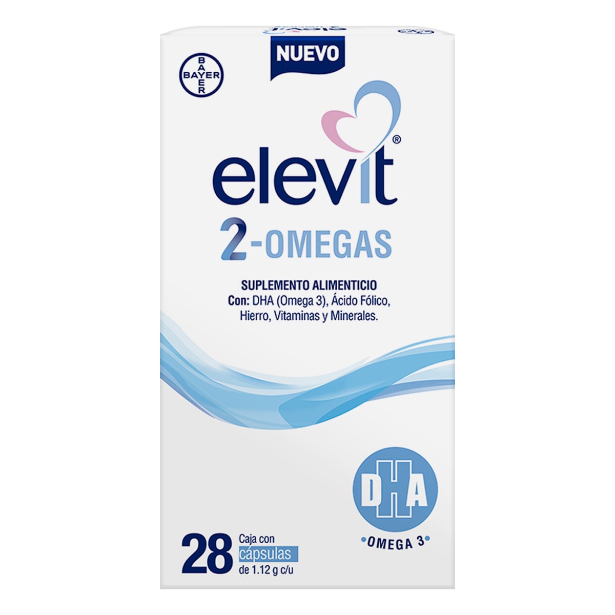 Elevit 2-Omegas CAPS BLI 28 MX