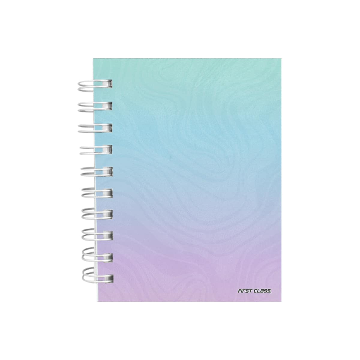 Cuaderno de Raya Engargolado Pocket de Tapa Dura con 160 Hojas FIRST CLASS