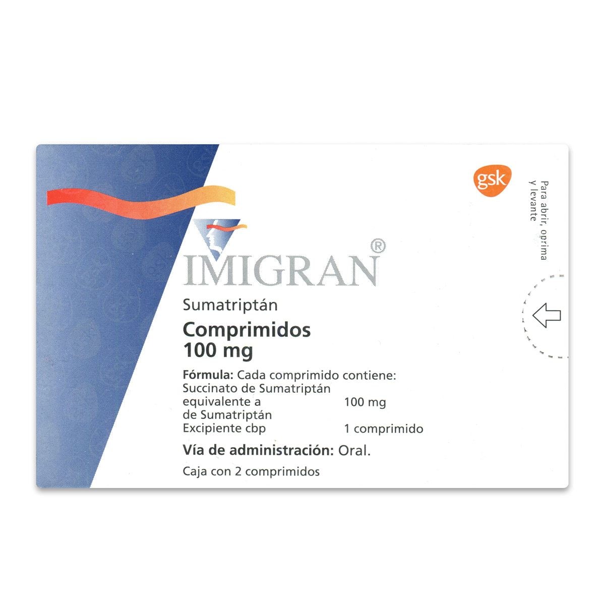 Imigran 100 Mg Tab 2 6281 361